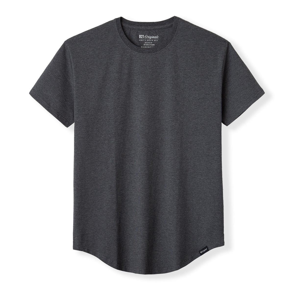 Black Drop-Cut T-Shirt - Comfortable Black T-Shirt – 021 Originals